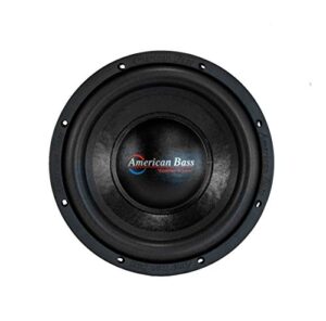 american bass usa xo 1044 600 watt max dual 4ohm 10 inch subwoofer, black