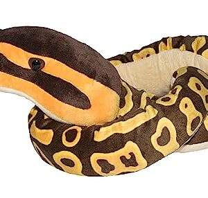 Wild Republic Snakes, Snake Plush, Stuffed Animal, Plush Toy, Gifts for Kids, Ball Python, 54"