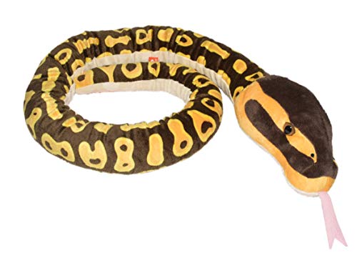 Wild Republic Snakes, Snake Plush, Stuffed Animal, Plush Toy, Gifts for Kids, Ball Python, 54"