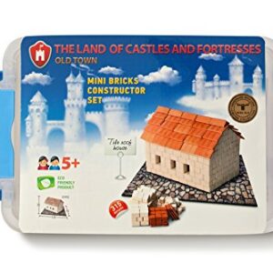 Wise Elk Toy Storage construction set, real plaster bricks, gypsum reusable building kit, 370 pcs, educational gift