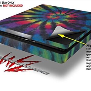 Tie Dye Swirl 105 - Decal Style Skin fits Sony PlayStation 4 Slim Gaming Console