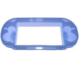 micro trader blue silicone skin protective cover compatible with sony psv