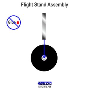 LITKO RPG Round Flight Stands | Role Playing Games | Compatible with Dungeons and Dragons | Compatible with Pathfinder | Circular Black Base (3-inch Huge)