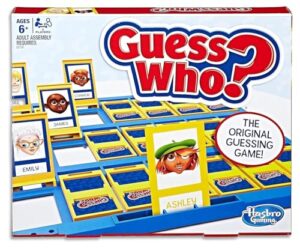 hasbro gaming guess who? original guessing game for kids ages 6 & up for 2 players