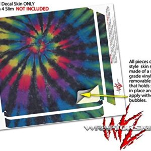 Tie Dye Swirl 105 - Decal Style Skin fits Sony PlayStation 4 Slim Gaming Console