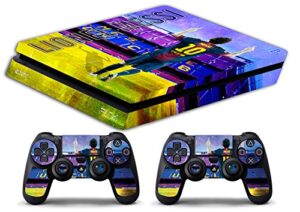 skin ps4 slim - lionel messi fc barcellona ultras - limited edition decal cover adesiva playstation 4 slim sony bundle