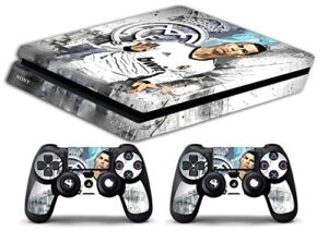 skin ps4 slim - cristiano ronaldo real madrid - limited edition decal cover adesiva playstation 4 slim sony bundle