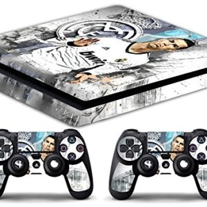 Skin Ps4 Slim - Cristiano Ronaldo Real Madrid - Limited Edition Decal Cover ADESIVA Playstation 4 Slim Sony Bundle