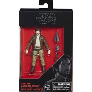 Star Wars Rogue One The Black Series Captain Cassian Andor Exclusive Action Figure, 3.75 Inches and Imperial Death Trooper by STAR WARS