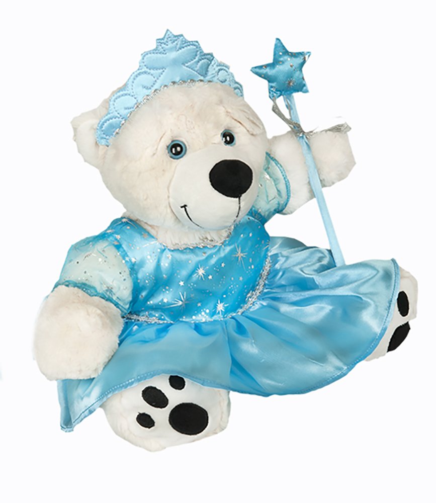 Blue Snow Princess Gown Teddy Bear Clothes Fits Most 14"-18" Build-a-Bear and Make Your Own Stuffed Animals