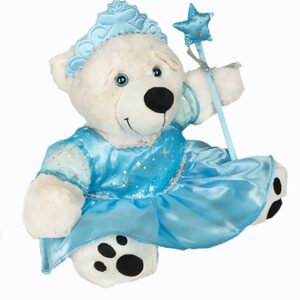 Blue Snow Princess Gown Teddy Bear Clothes Fits Most 14"-18" Build-a-Bear and Make Your Own Stuffed Animals