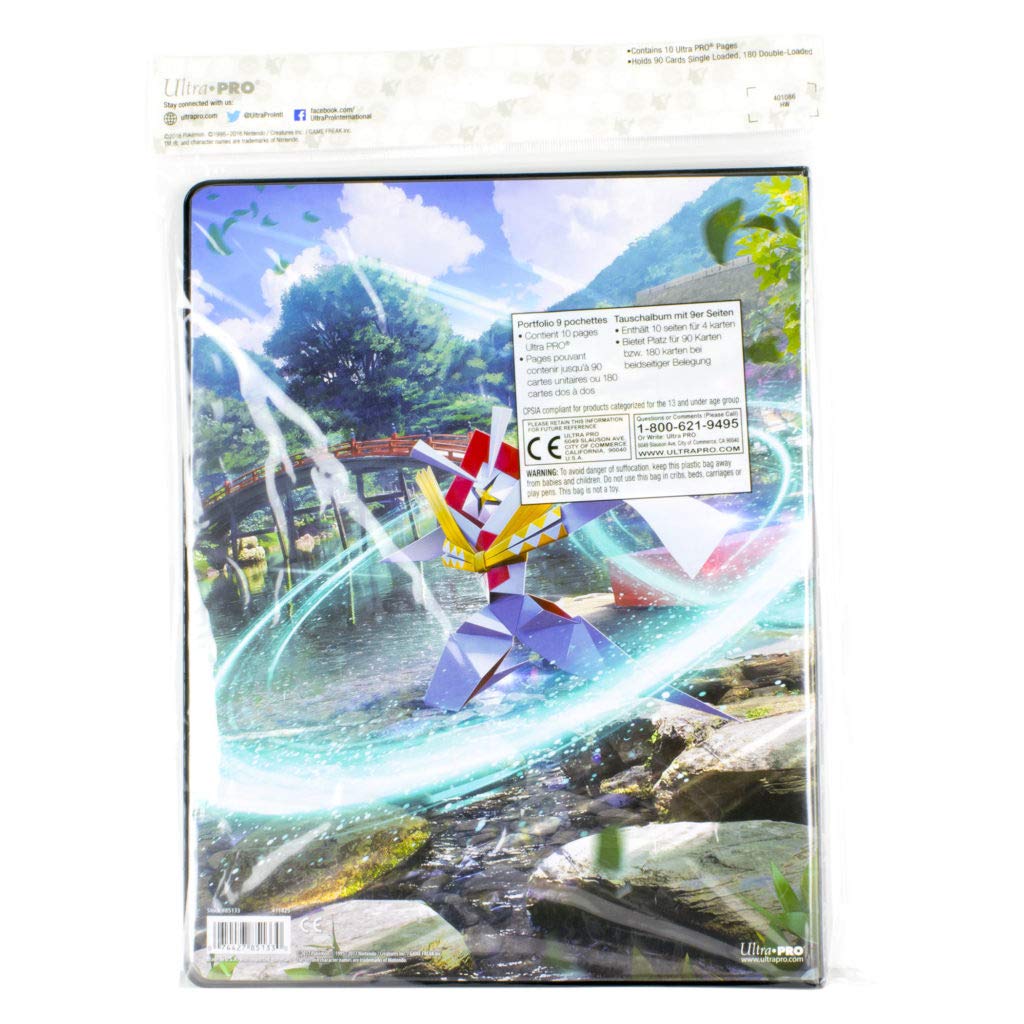 Pokemon Ultra Pro Sun & Moon 4 Crimson Invasion 9-Pocket Portfolio, Multicolor