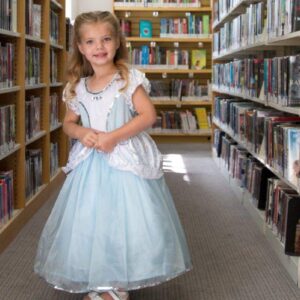 Little Adventures Deluxe Cinderella Princess Dress up Costume for Girls Small (Age 1-3) - Machine Washable Child Pretend Play and Party Dress with No Glitter