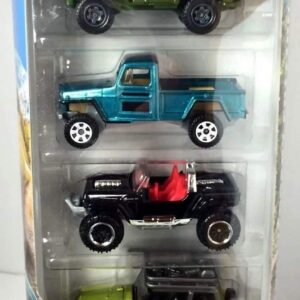 Matchbox Anniversary Edition Jeep 5-Pack, Multicolor