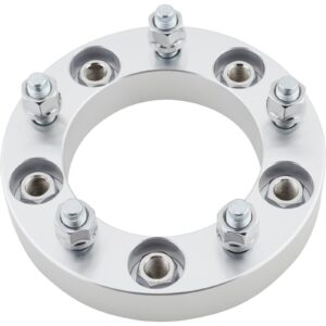 Speedway Motors Billet Aluminum Wheel Adapters, Fits Early Ford Style Bolt Patterns, Adapts 5 on 5-1/2 Inch Hubs and Wheels, Includes 5 Lug Nuts to Mount to Hub