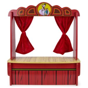 Imagination Generation Wooden Wonders Mother Goose's Tabletop Puppet Theater