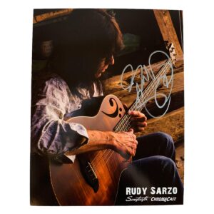 ChromaCast Rudy Sarzo Autographed “Off The Rails” Book and Poster Collector’s Pack (CC-RS-BP