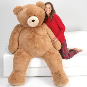 vermont teddy bear giant stuffed animals - life size teddy bear, 6 foot, 6 ft, 72"