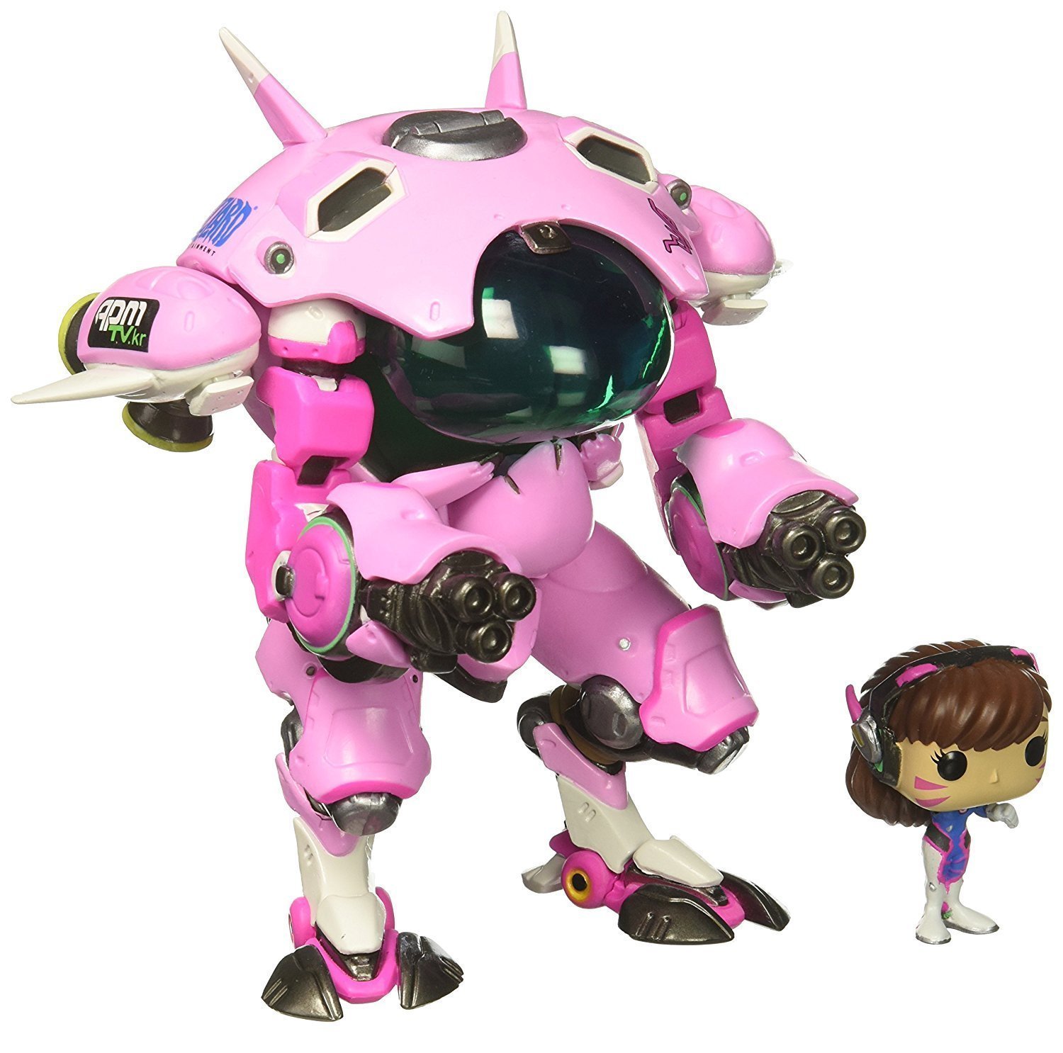 Funko POP Games: Overwatch D.VA & Meka 6" POP and Buddy Toy Figure, 36 months to 1200 months