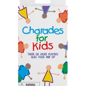 Pressman Charades for Kids Peggable - No Reading Required Family Game Multicolor ,5"