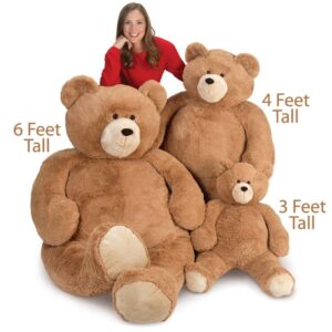 Vermont Teddy Bear Giant Stuffed Animals - Life Size Teddy Bear, 6 Foot, 6 FT, 72"