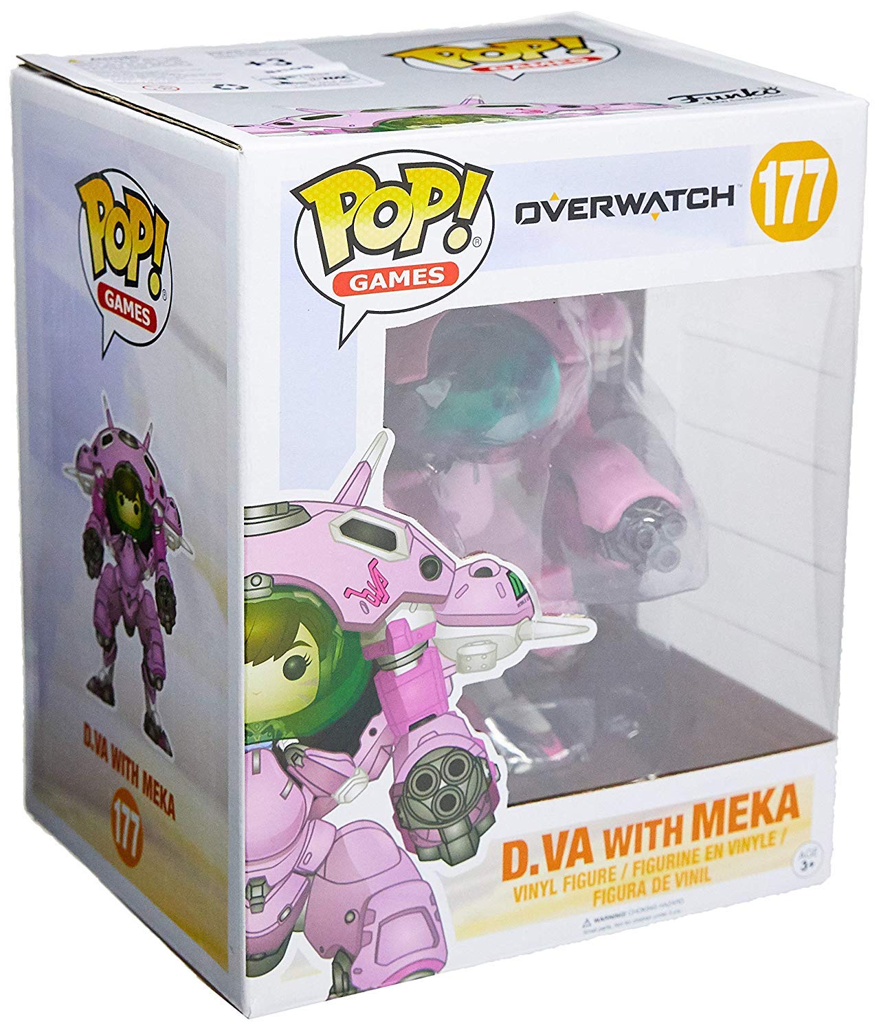 Funko POP Games: Overwatch D.VA & Meka 6" POP and Buddy Toy Figure, 36 months to 1200 months