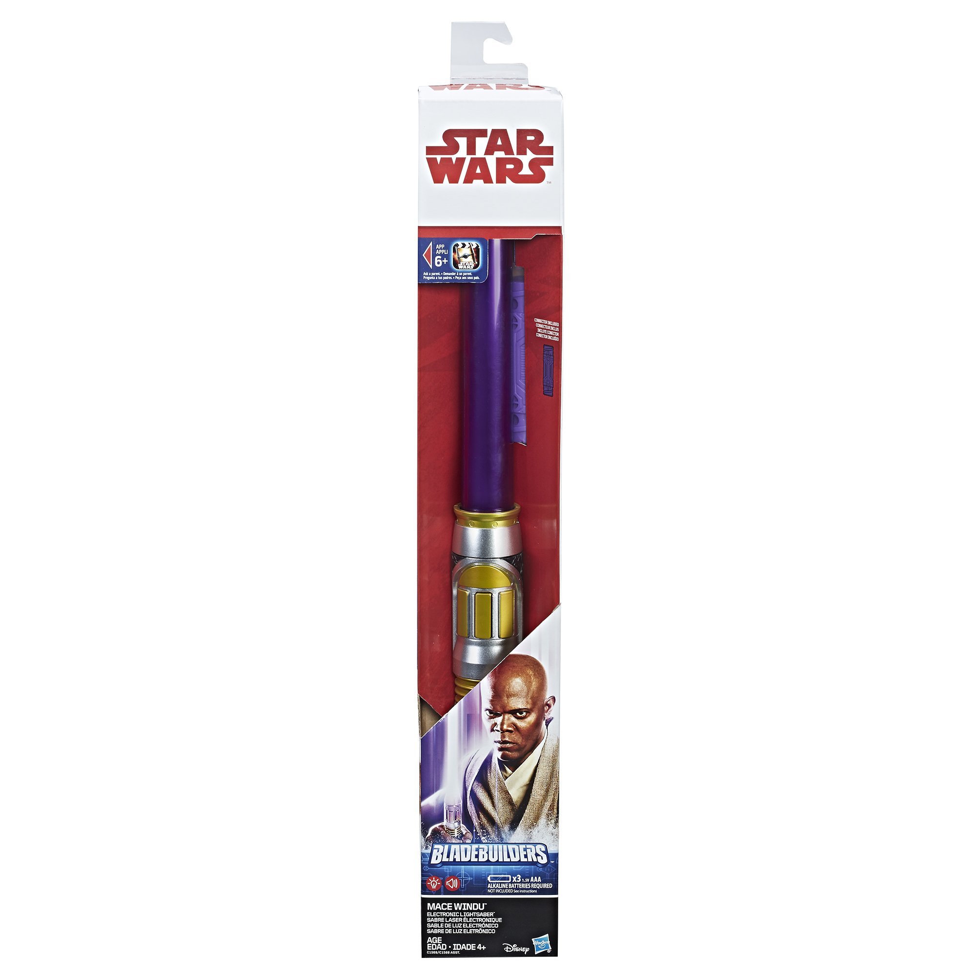 STAR WARS: Revenge of The Sith Mace Windu Electronic Lightsaber