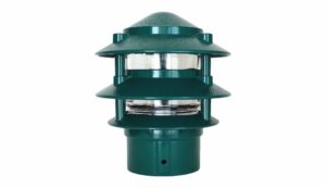 greenfield pl3tpbg made in usa post base weatherproof path light green