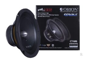 orion cobalt ct-m6 6.5" 4 ohm series ct midrange 150 watts rms car audio car stereo mid