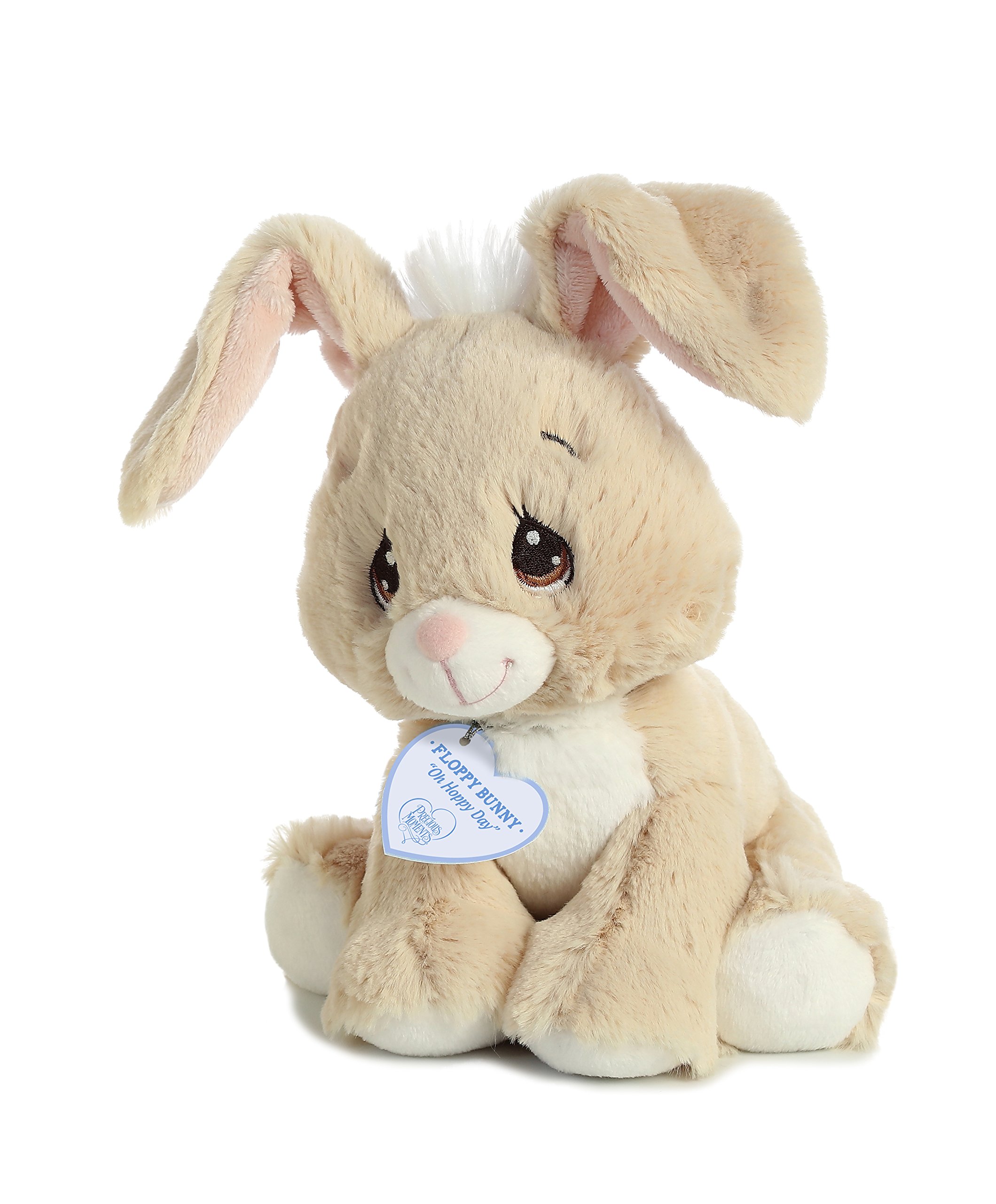 Aurora® Inspirational Precious Moments™ Floppy Bunny Stuffed Animal - Cherished Memories - Enduring Comfort - Brown 8.5 Inches