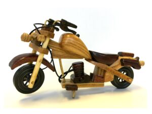 abcvariety handmade wooden harley davidson vintage cruiser motorcycle decoration model (d)