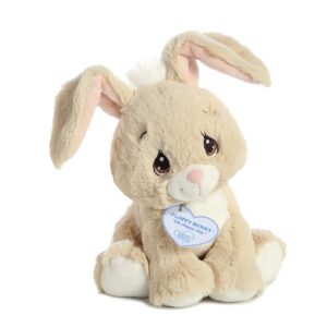 Aurora® Inspirational Precious Moments™ Floppy Bunny Stuffed Animal - Cherished Memories - Enduring Comfort - Brown 8.5 Inches