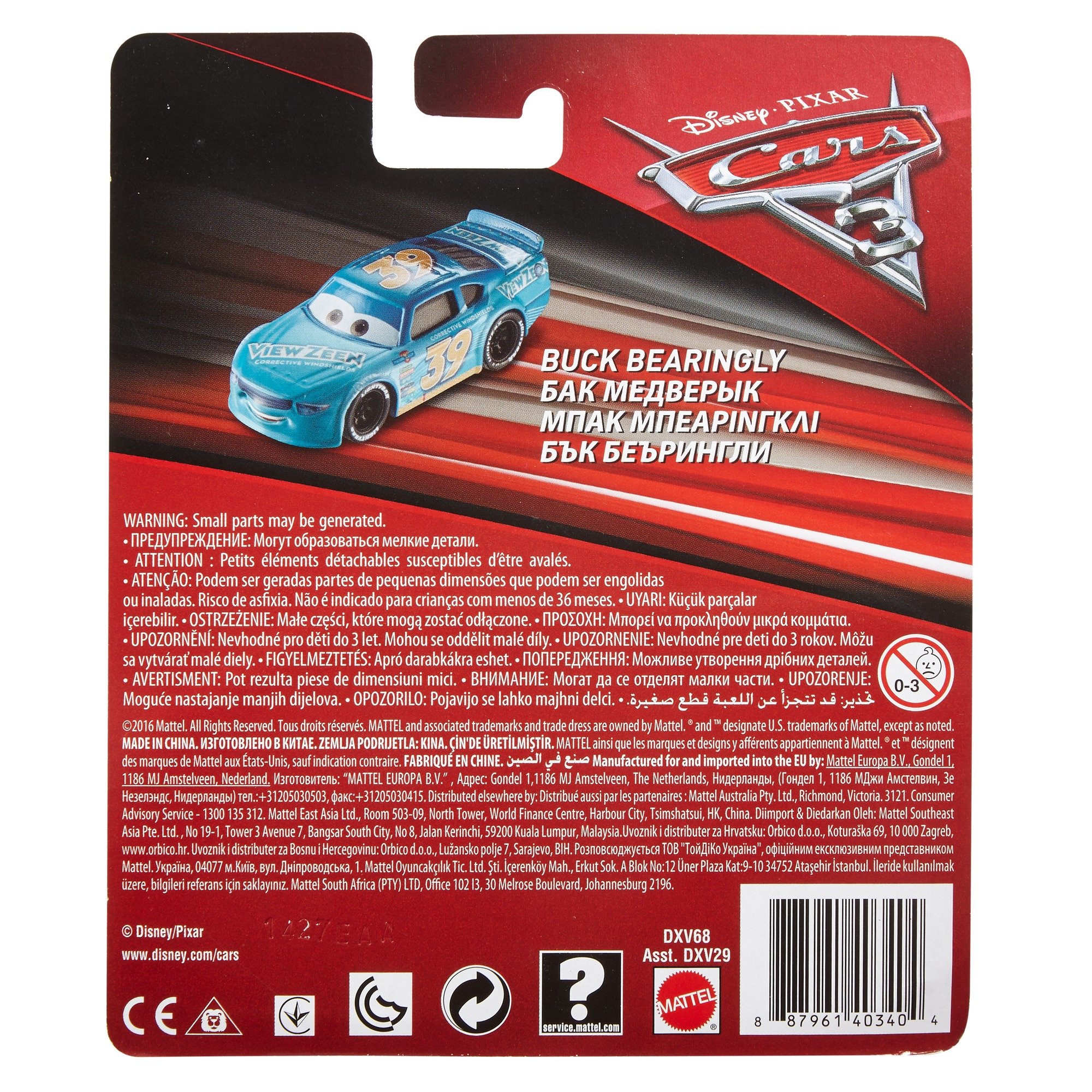 Disney Pixar Cars 3 Buck Bearingly Vehicle