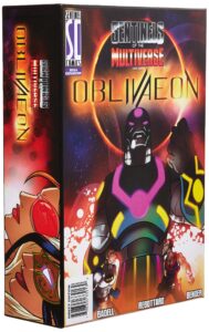 greater than games | sentinels of the multiverse: oblivaeon (enhanced edition) | cooperative strategy board game | 2 to 5 players | 45 minutes | ages 14+