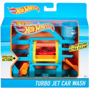 Hot Wheels Turbo Jet Car Wash Playset Vehicle