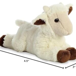 Aurora® Adorable Mini Flopsie™ Goat Kid Stuffed Animal - Playful Ease - Timeless Companions - White 8 Inches