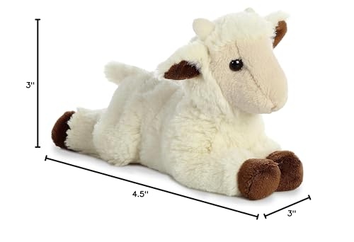 Aurora® Adorable Mini Flopsie™ Goat Kid Stuffed Animal - Playful Ease - Timeless Companions - White 8 Inches