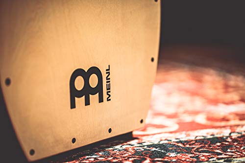 Meinl Jumbo Arch Bass Cajon Box Drum with Internal Snares - NOT MADE IN CHINA - Maple Frontplate / Hardwood Body in Vintage Wine Barrel Finish, 2-YEAR WARRANTY (SUBCAJ8VWB-M)