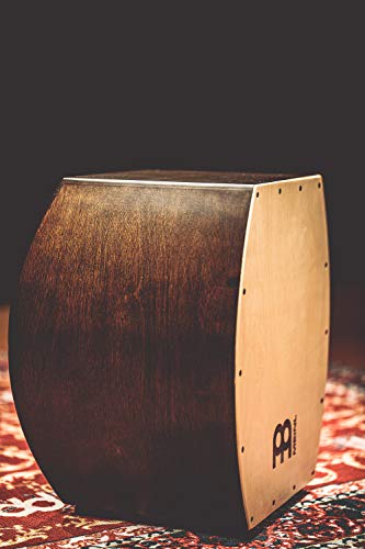 Meinl Jumbo Arch Bass Cajon Box Drum with Internal Snares - NOT MADE IN CHINA - Maple Frontplate / Hardwood Body in Vintage Wine Barrel Finish, 2-YEAR WARRANTY (SUBCAJ8VWB-M)