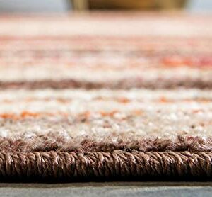 Unique Loom Autumn Collection Area Rug - Wheat (8' x 10' Rectangle, Multi/ Beige)