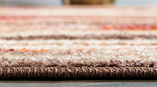 Unique Loom Autumn Collection Area Rug - Wheat (8' x 10' Rectangle, Multi/ Beige)