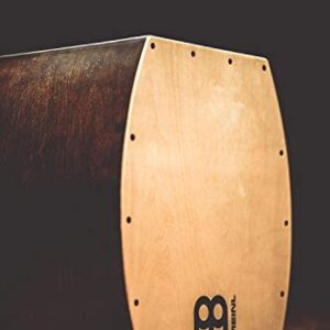 Meinl Jumbo Arch Bass Cajon Box Drum with Internal Snares - NOT MADE IN CHINA - Maple Frontplate / Hardwood Body in Vintage Wine Barrel Finish, 2-YEAR WARRANTY (SUBCAJ8VWB-M)