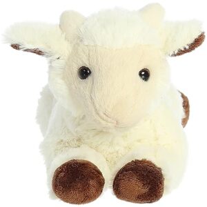 Aurora® Adorable Mini Flopsie™ Goat Kid Stuffed Animal - Playful Ease - Timeless Companions - White 8 Inches