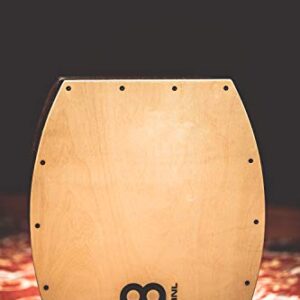 Meinl Jumbo Arch Bass Cajon Box Drum with Internal Snares - NOT MADE IN CHINA - Maple Frontplate / Hardwood Body in Vintage Wine Barrel Finish, 2-YEAR WARRANTY (SUBCAJ8VWB-M)