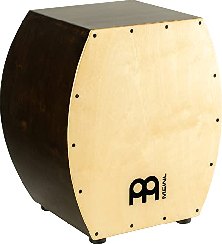 Meinl Jumbo Arch Bass Cajon Box Drum with Internal Snares - NOT MADE IN CHINA - Maple Frontplate / Hardwood Body in Vintage Wine Barrel Finish, 2-YEAR WARRANTY (SUBCAJ8VWB-M)