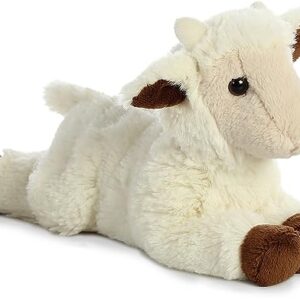 Aurora® Adorable Mini Flopsie™ Goat Kid Stuffed Animal - Playful Ease - Timeless Companions - White 8 Inches