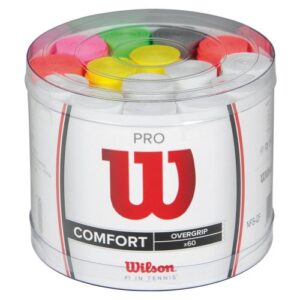 wilson sporting goods pro overgrip 60 pack tennis grip - assorted, 60 pack