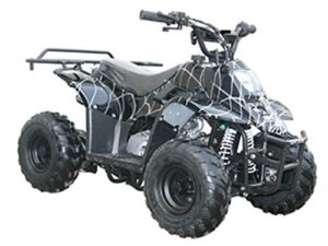 motor hq 110cc kids atv - atv - four wheeler - kids 4 wheeler - fully automatic - four wheelers - 4 stroke engine - 6" tires - quads -black spider