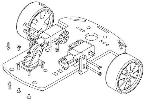 Ardest DIY Programmable 2WD Smart Robot Car Chassis Kit with Motor Speed Encoder for Kids to Learn Arduino, Coding, Robotics, and Electronics