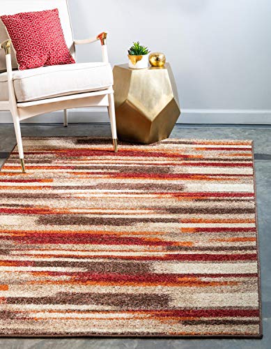 Unique Loom Autumn Collection Area Rug - Wheat (8' x 10' Rectangle, Multi/ Beige)